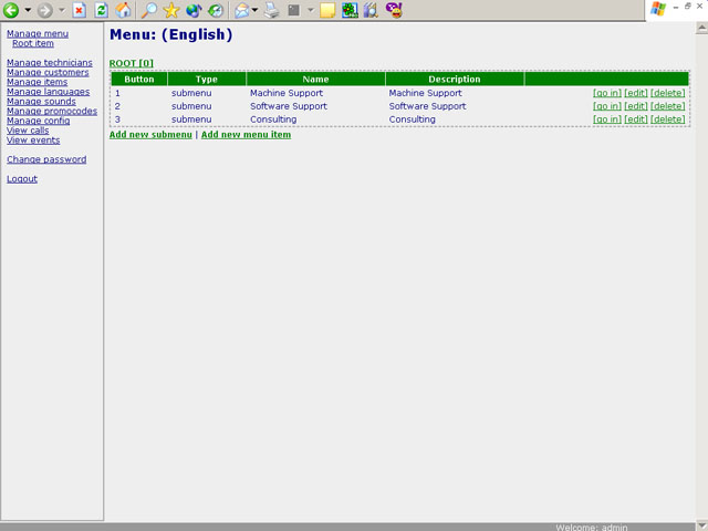 Telephone System for Technical Support Personnel | Enterra